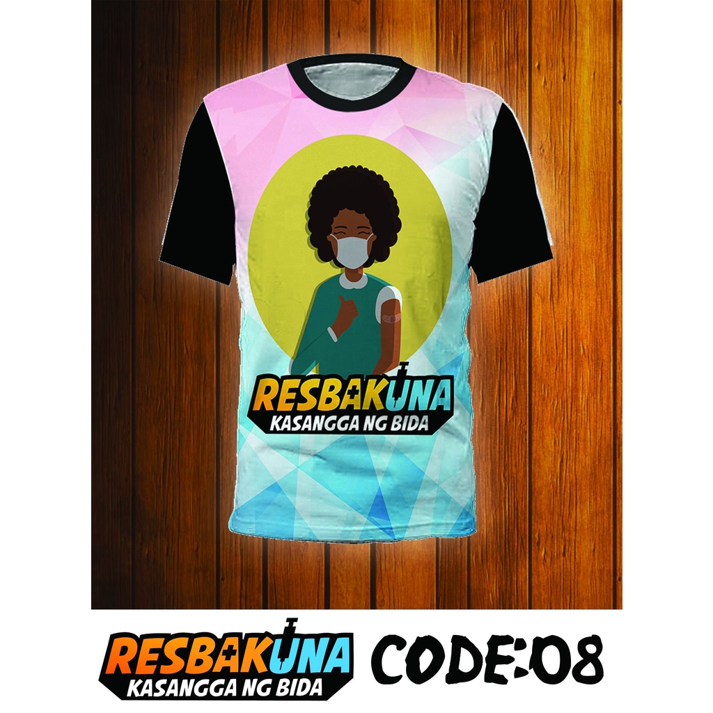 RESBAKUNA Black T-shirt Sublimation version 2 | Shopee Philippines