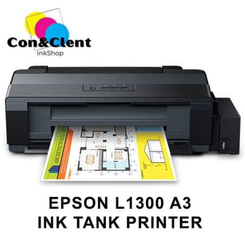 Brandnew EP L1300 A3+ Ink Tank Printer w/ Orig ink 664, pigment or ...