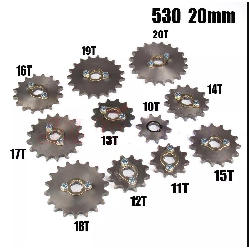 Motorcycle Front Sprocket 14T 15T 16T 17T 18T 19T 10T 11T 13T 20mm Cog ...