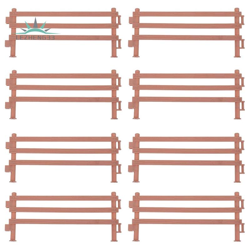 20Pcs Mini Fence Plastic Garden Fence Toys Fairy Garden Fence Panels ...