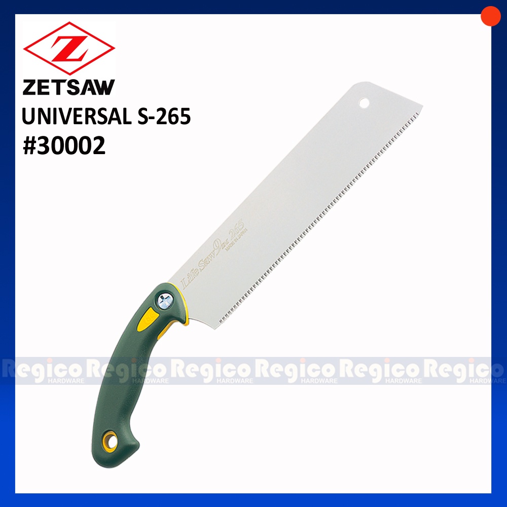 ZETSAW Japanese Hand Saw DIY Standard Saw S-265 LifeSaw Series Regico ...