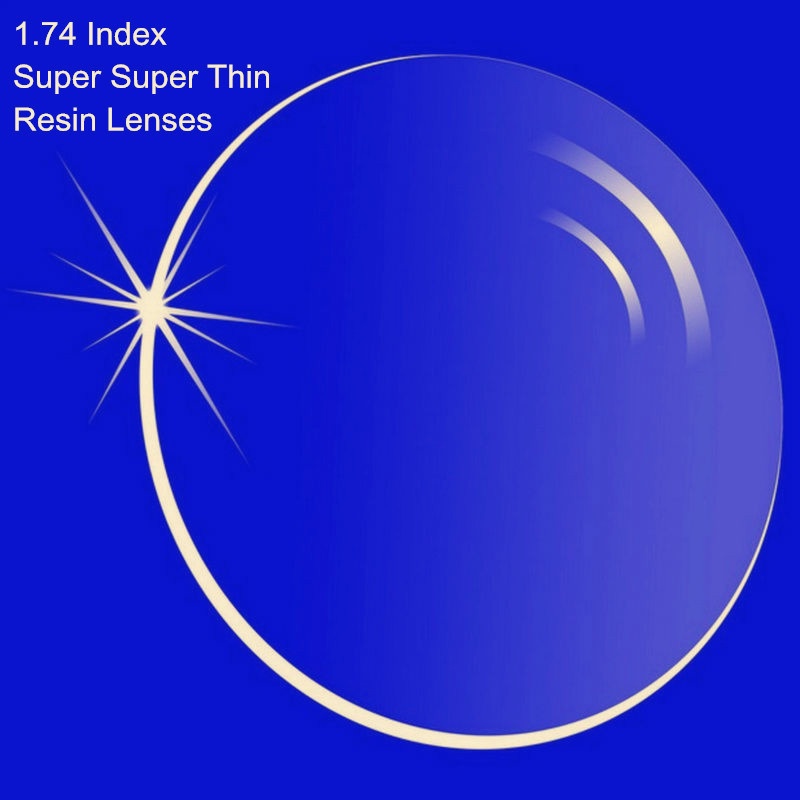 1.74 Index Prescription Lenses Resin Aspheric Glasses Lenses for Myopia ...