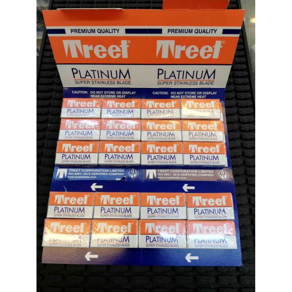 TREET PLATINUM (20 PACKETS OF 100 BLADES) | Shopee Philippines