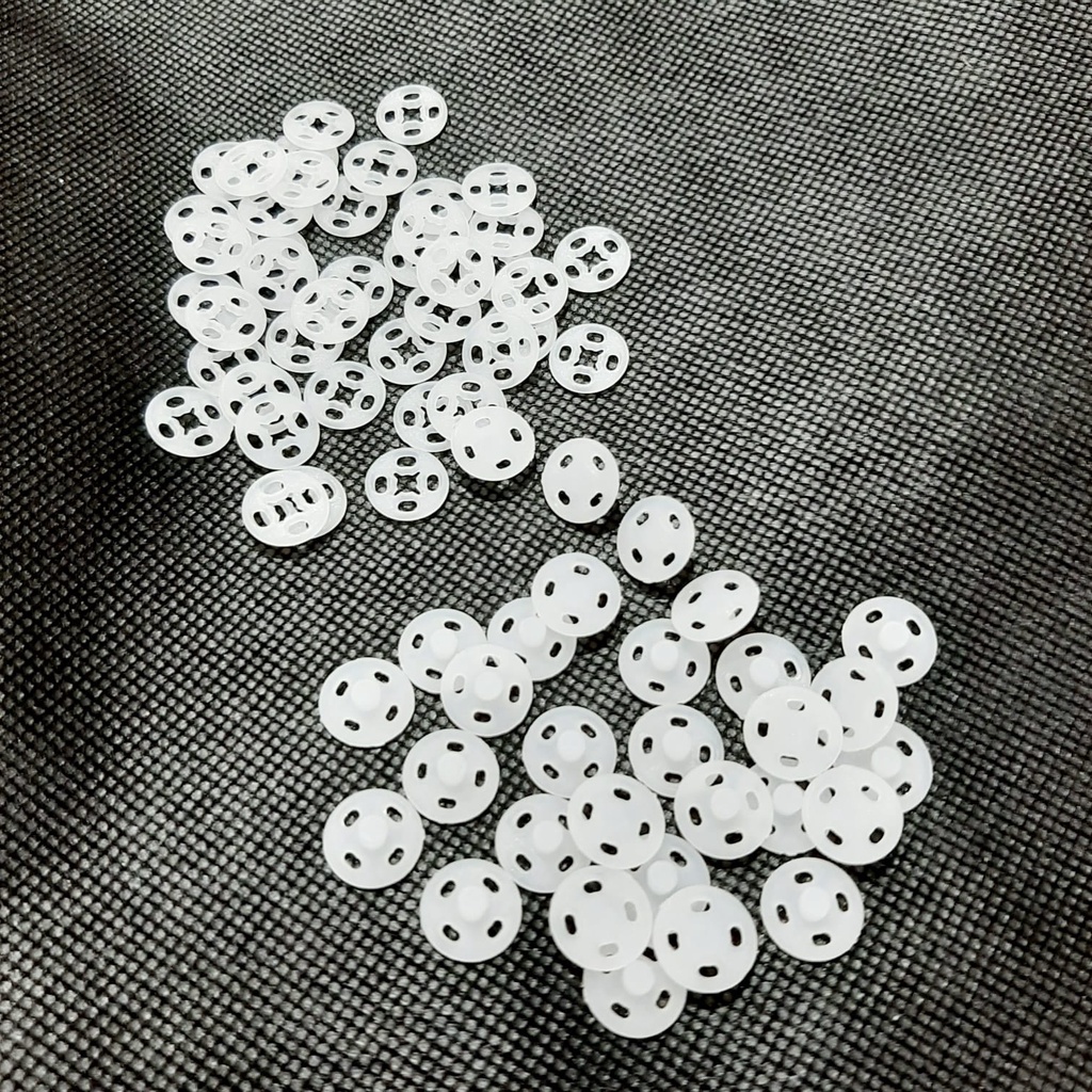 100% original Klepet buttons / Cetet / Clear Plastic Snap / PER PACK ...