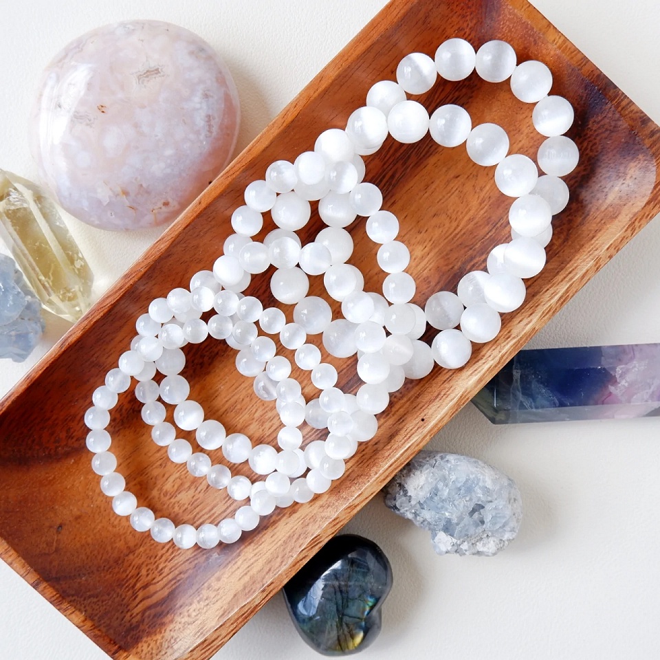 Selenite Crystal Bracelet | Shopee Philippines