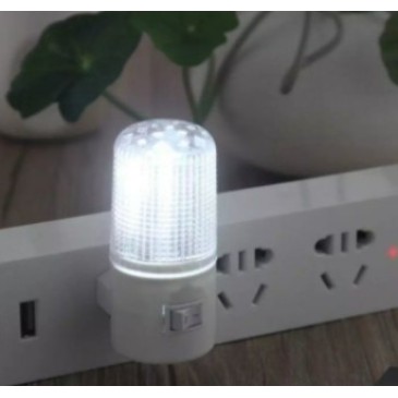 1W 220V 6LED Wall Plug Night Light Saving Energy White lamp Sale Sale ...