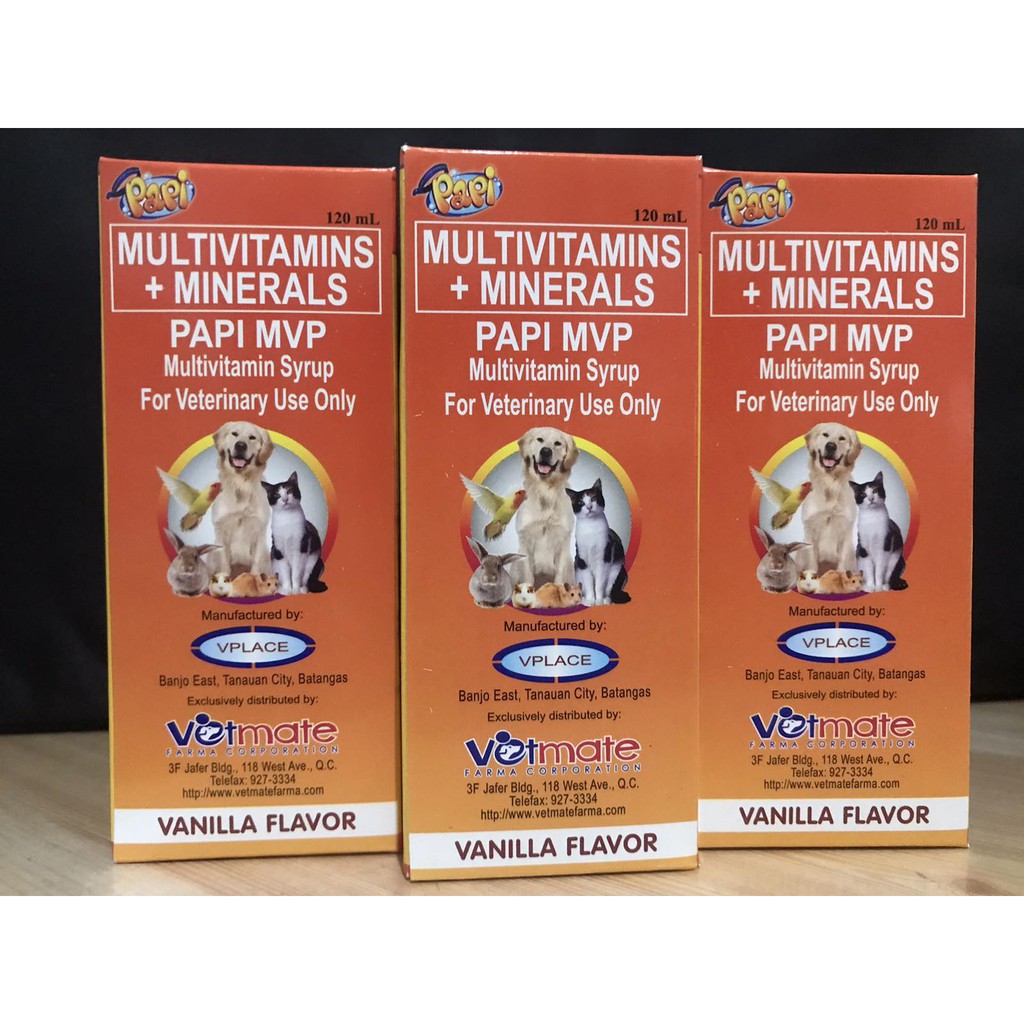 PAPI MVP (MULTIVITAMINS + MINERALS) 120ml | Shopee Philippines