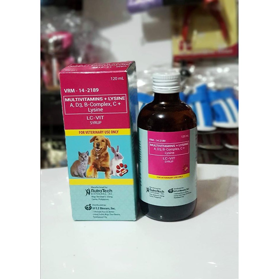 LCvit Pet Multivitamins 120ml and 60ml | Shopee Philippines