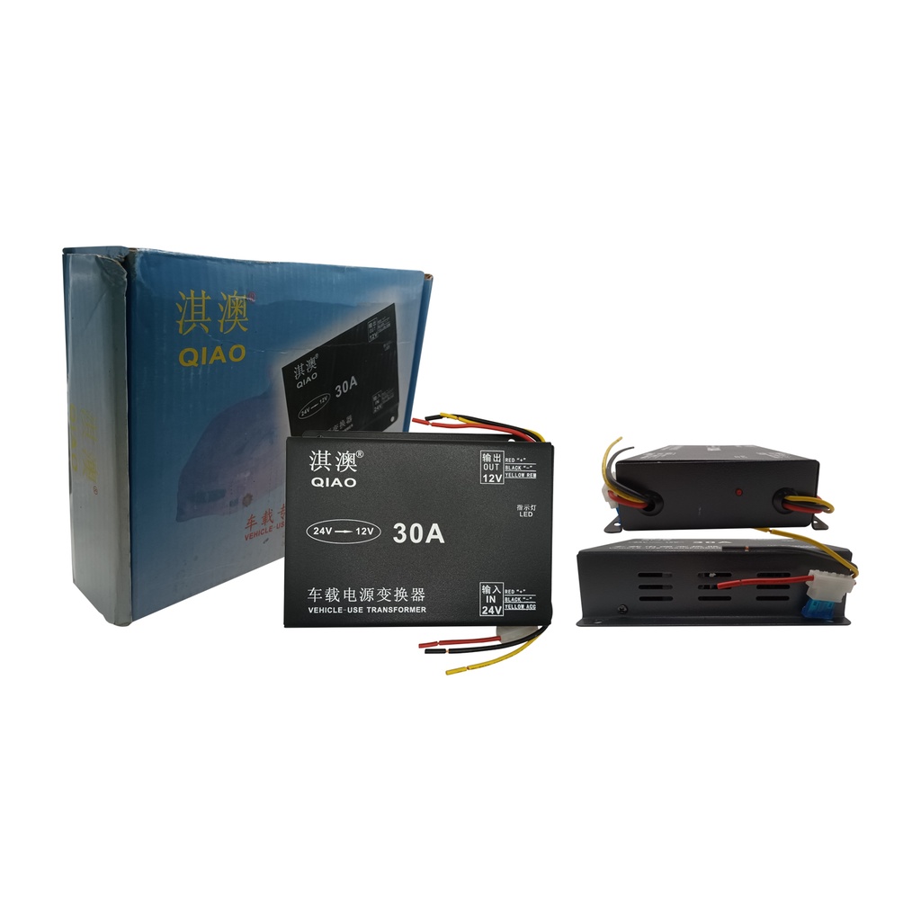 Qiao 12V/30A Transformer TB-2412 (Over-Voltage protection) | Shopee ...