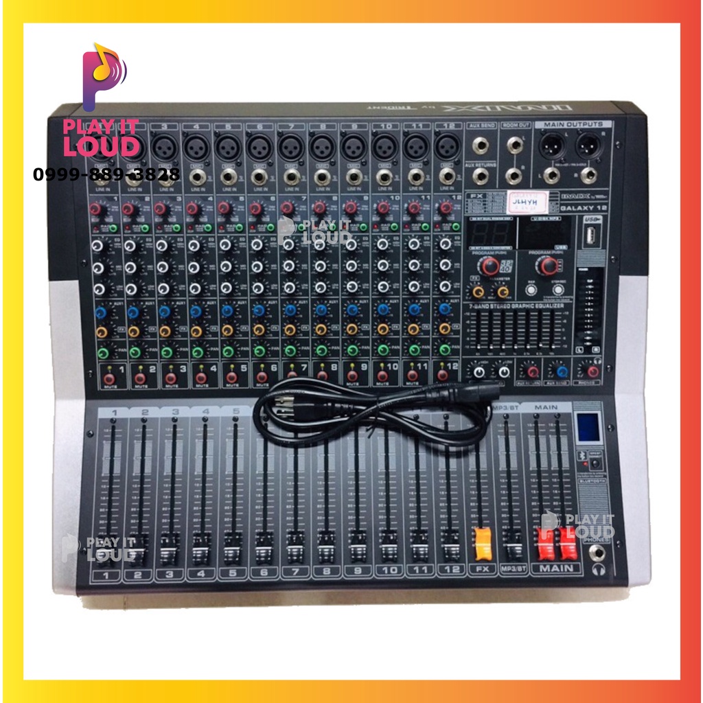 IMIX Galaxy 12 Powered Mixer 12 Channel Mixer 250W per Channel | Shopee ...