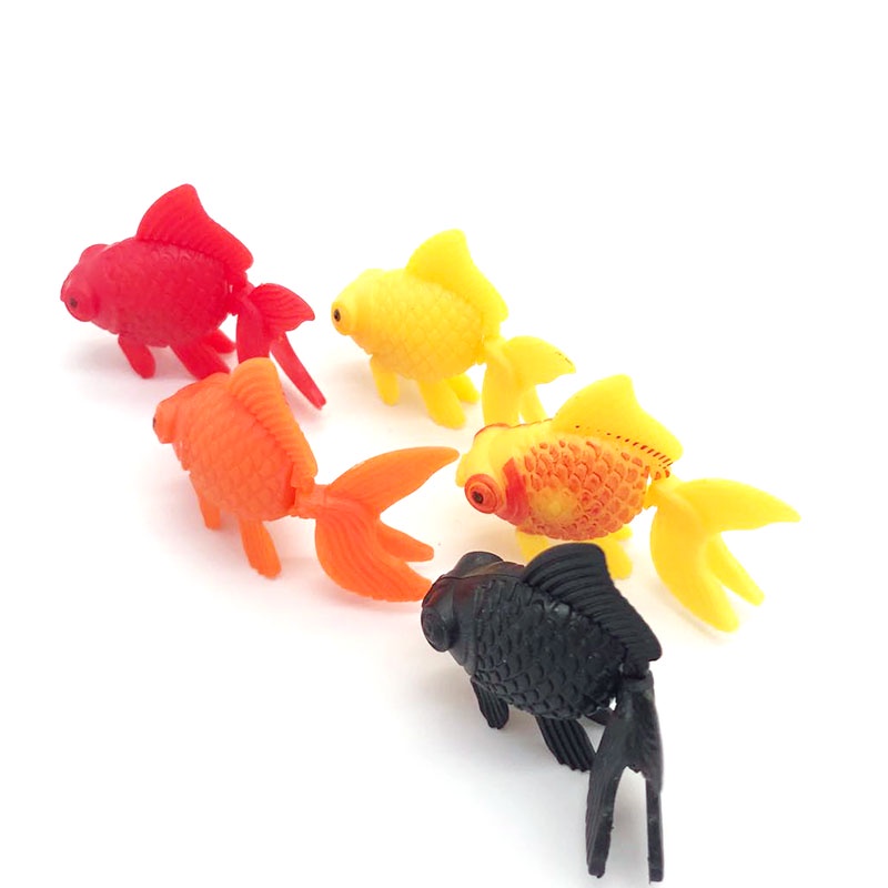 &10pcs Simulation Swimming Fish Plastic Fake Fish Floating Artificial ...