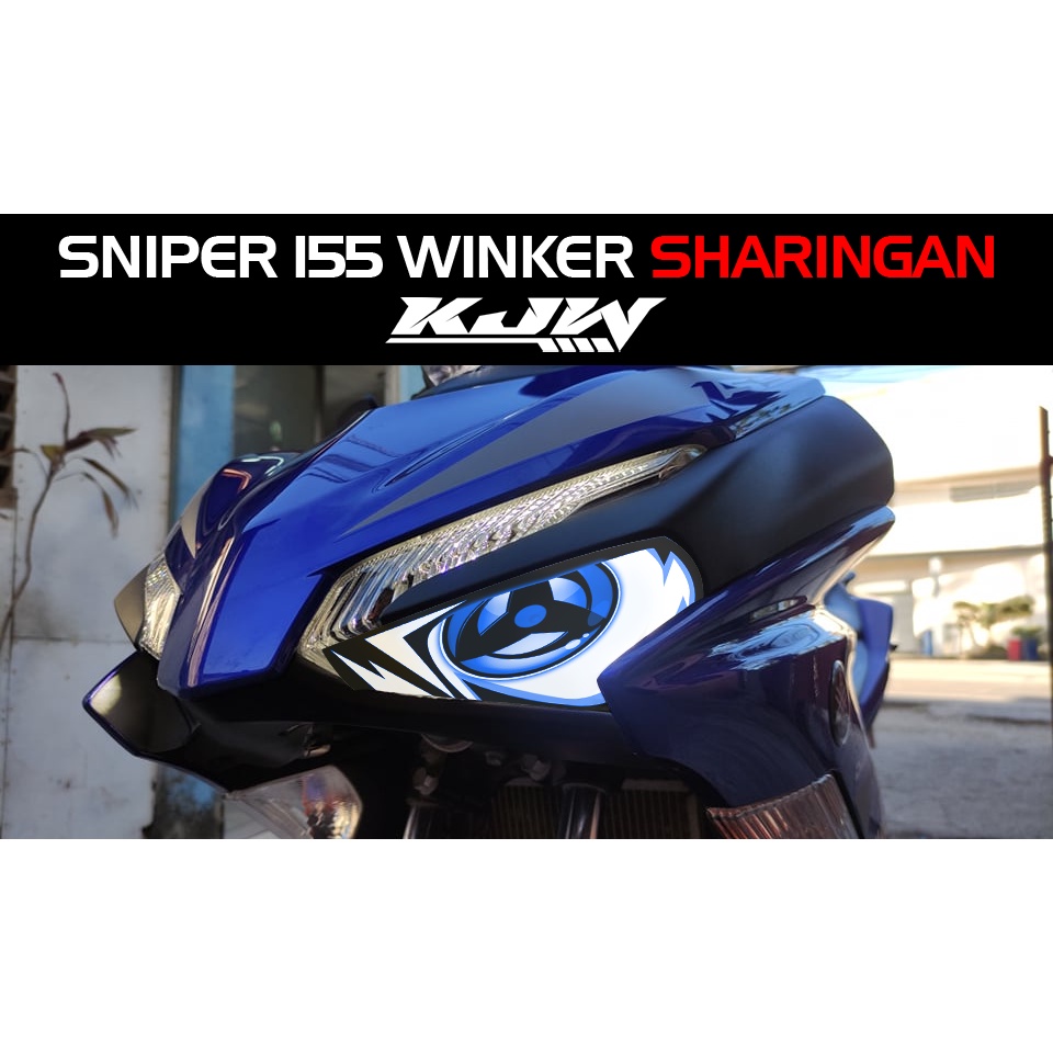 YAMAHA SNIPER 155 Headlight Design Eye BLUE Sharingan | Shopee Philippines