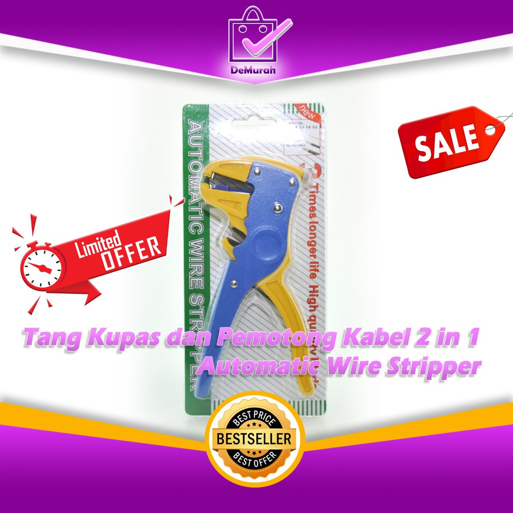 2 in 1 Automatic Wire Peel And Cable Cutter Pliers | Shopee Philippines