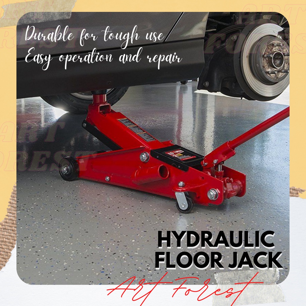 3 Tons Hydraulic Floor Jack 3T For Home Use, or For Repair Shops ...