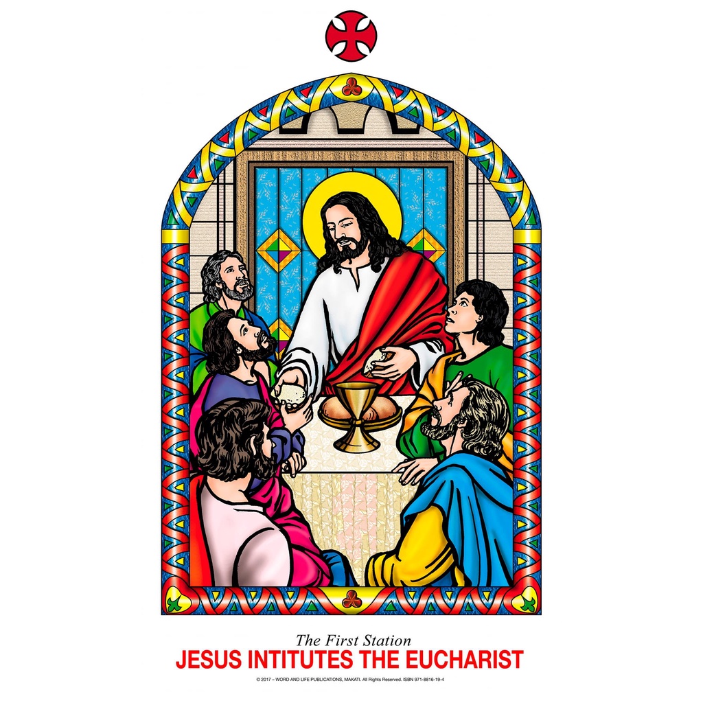 The New Way of the Cross Posters (SET of 14 Stations Posters) | Shopee Philippines