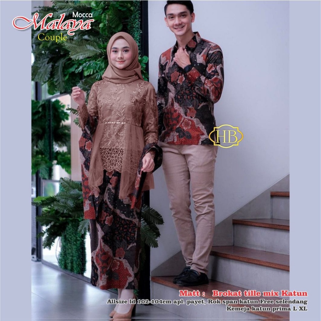 Batik Couple Kebaya Modern Lebaran Kebaya, Proposal Fiance Kebaya ...