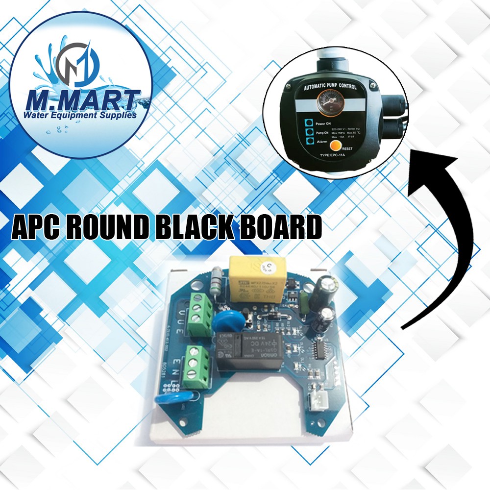 Automatic Pump Control | APC ROUND BLACK BOARD ONLY | Shopee Philippines