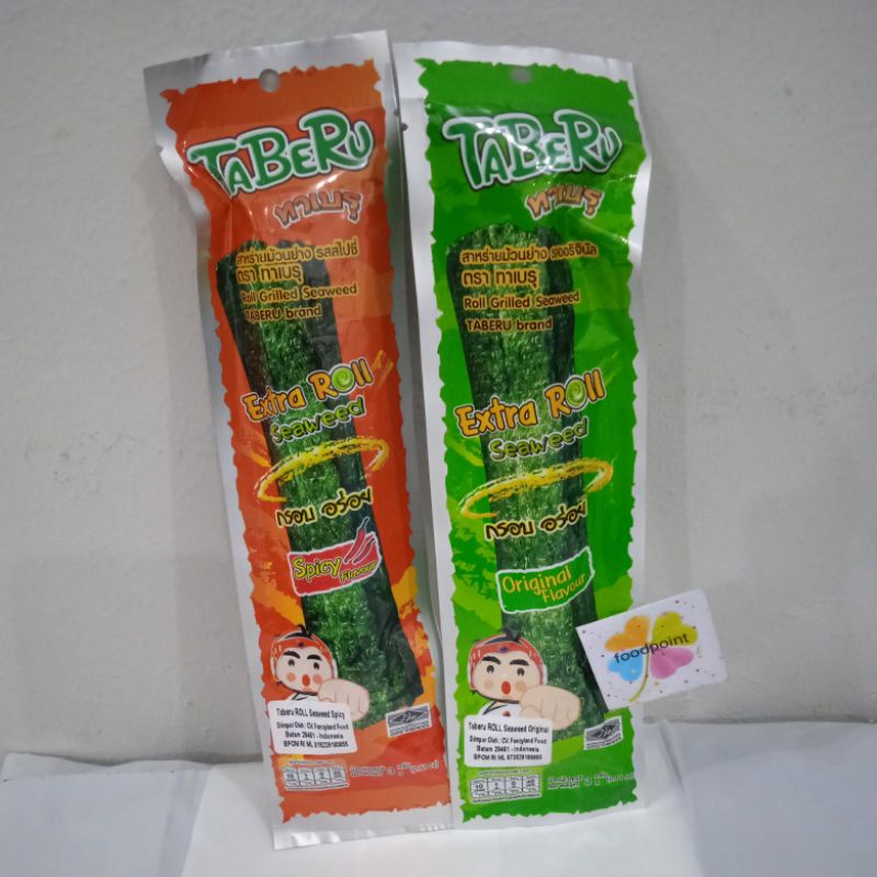Taberu Roll Grilled Seaweed Thailand Contents 3gr | Shopee Philippines