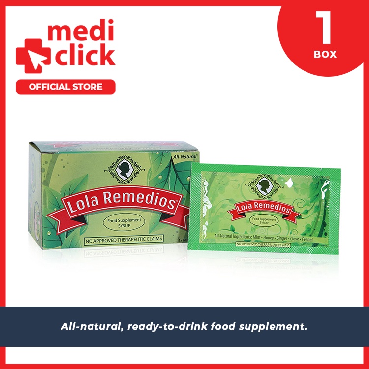 Lola Remedios 15ml - 12 SACHETS | Shopee Philippines