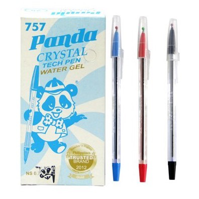 BALLPEN, three colors PANDA colors red, blue, black | Shopee Philippines