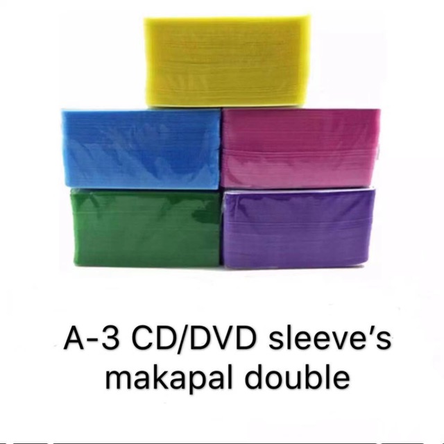 A3 CD/DVD SLEEVE’S DOUBLE | Shopee Philippines
