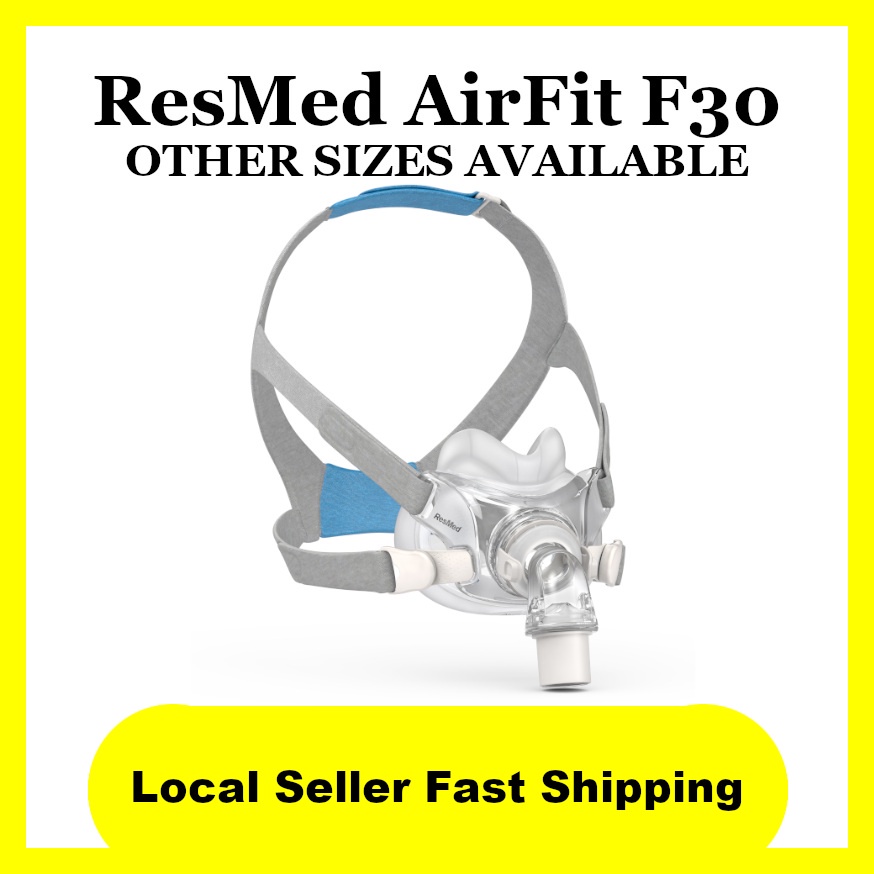 ResMed AirFit F30 Full Face CPAP Mask (COMPLETE MASK) for Obstructive ...