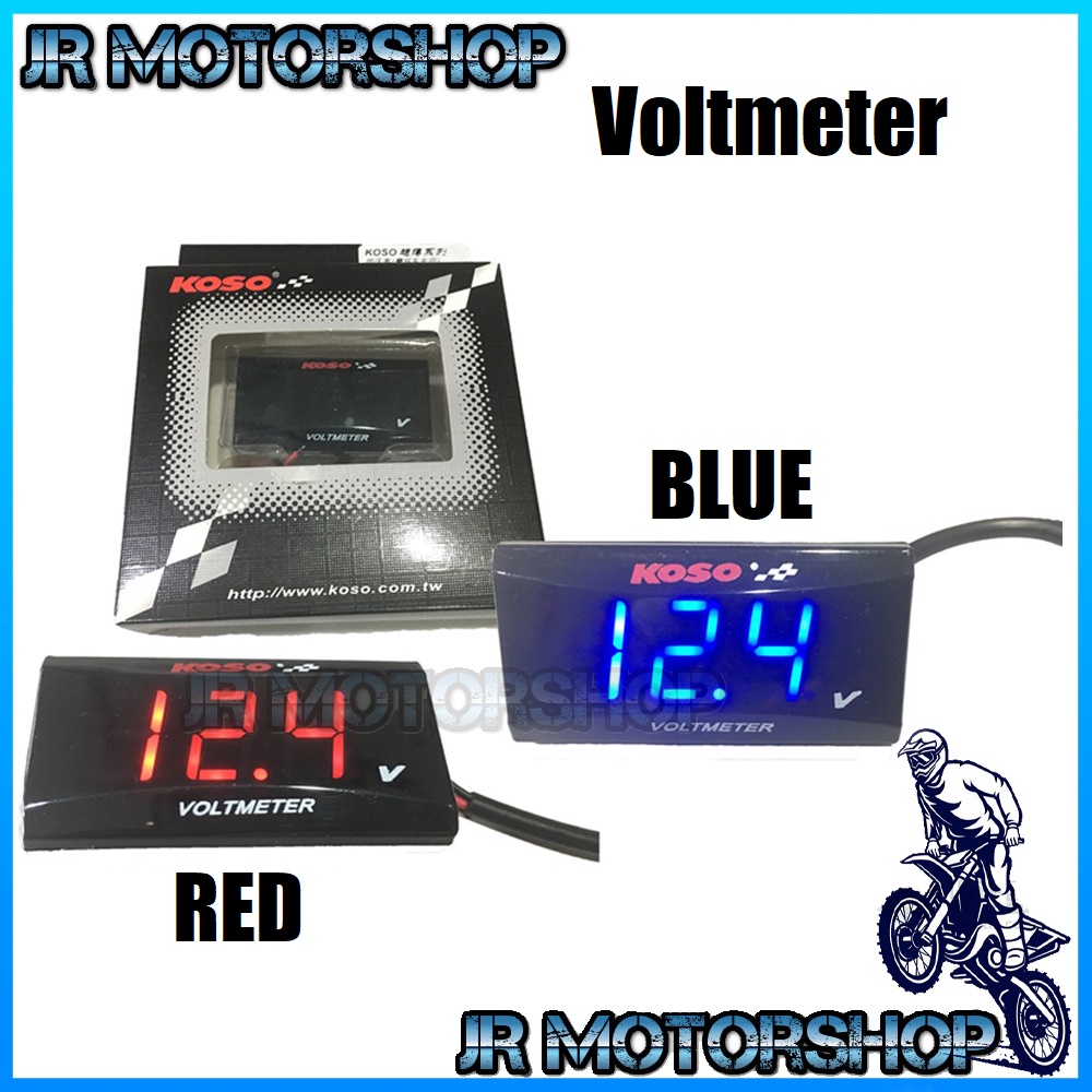 KOSO Voltmeter Digital DISPLAY Meter Volt Meter TAIWAN | Shopee Philippines