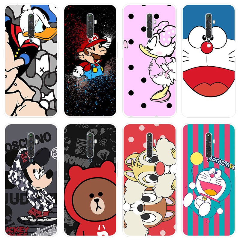OPPO Reno2 F Case Cartoon Silicone TPU Back Cover OPPO Reno 2F Soft ...
