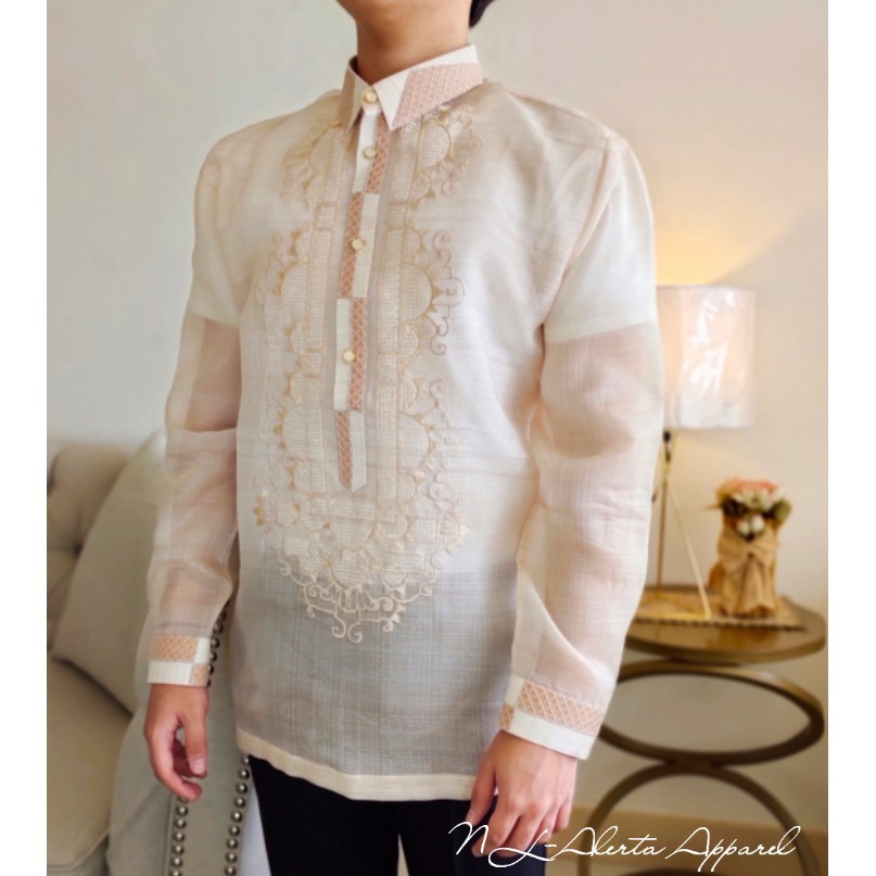 MODERN BARONG TAGALOG COCOON FOR MEN | Shopee Philippines