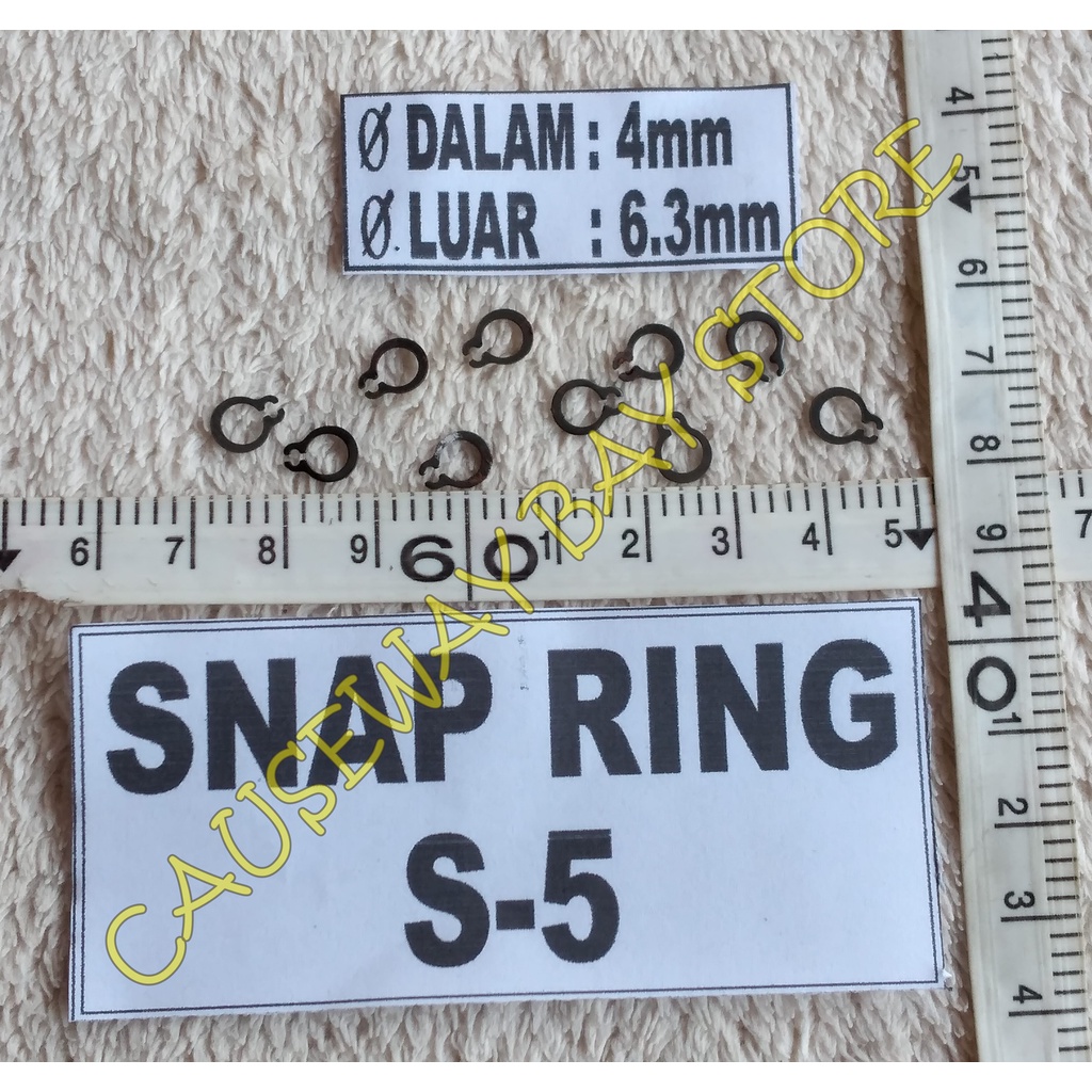 SNAP RING (RING STOP) S-5 (PRICE 10 PCS) | Shopee Philippines