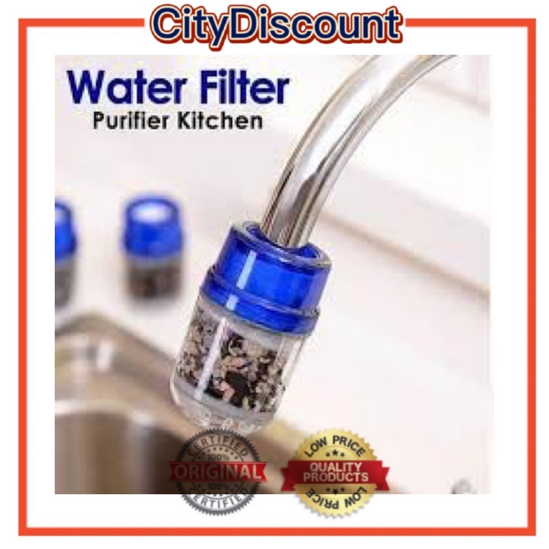 Water Purifier Filter Faucet Tap Charcoal Purifier Filter Head Mini Tap ...