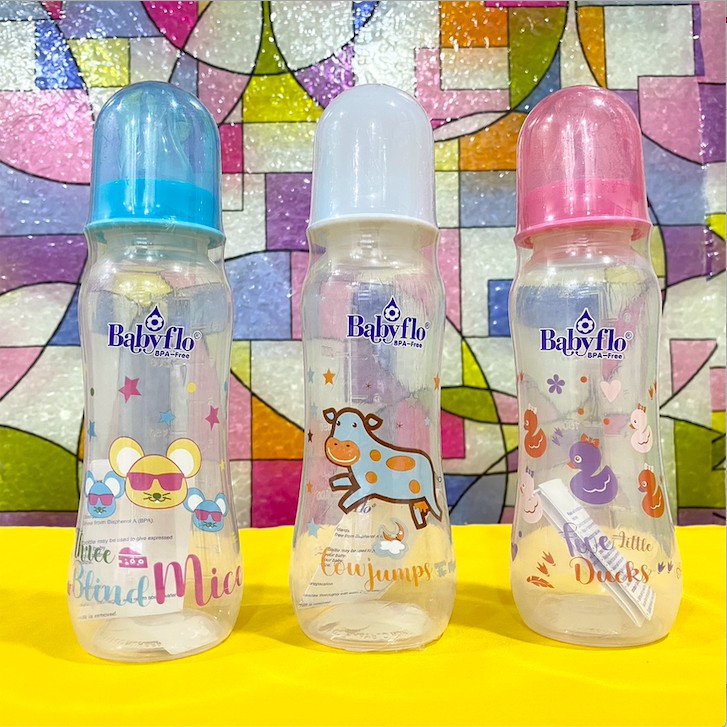 Babyflo Feeding Bottle Nursery Rhyme (4oz/8oz) | Shopee Philippines