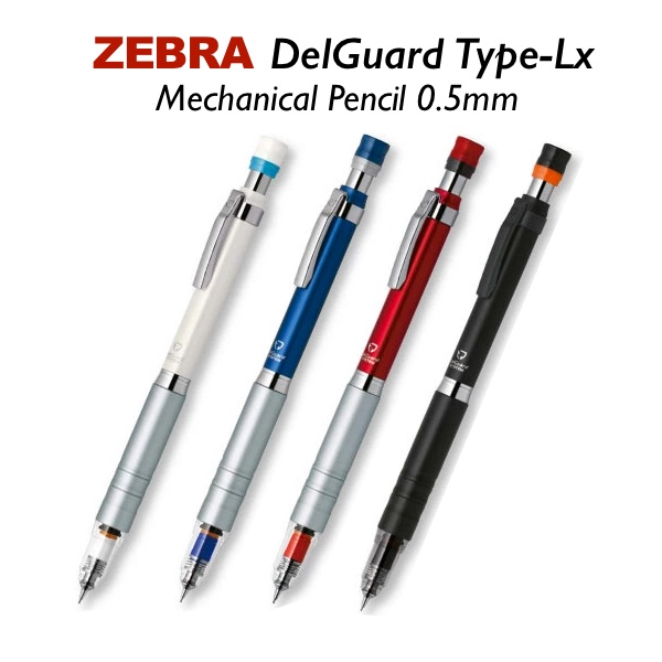 ZEBRA DelGuard Type-Lx Mechanical Pencil 0.5mm Del Guard Mechanical ...