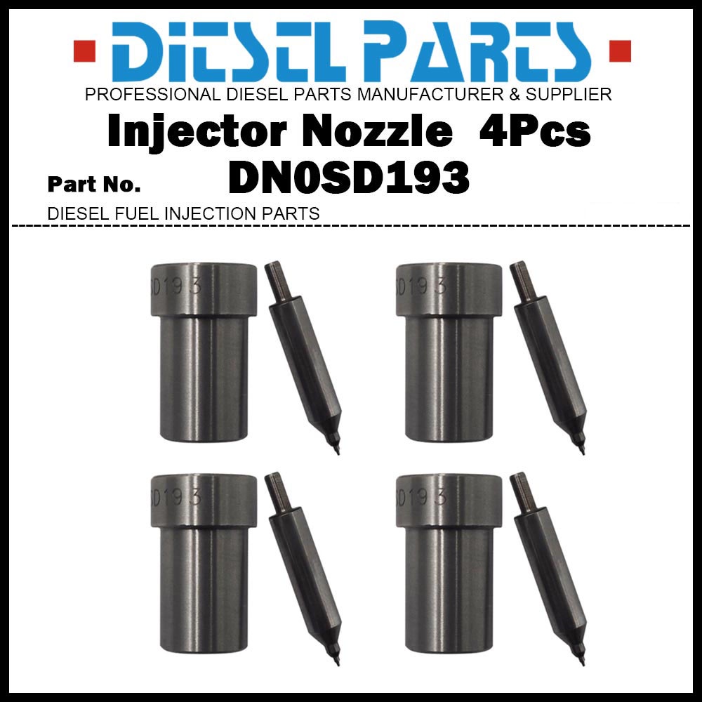 4Pcs Diesel Fuel Injector Nozzle DN0SD193 DNOSD193 0434250063 for KIA ...