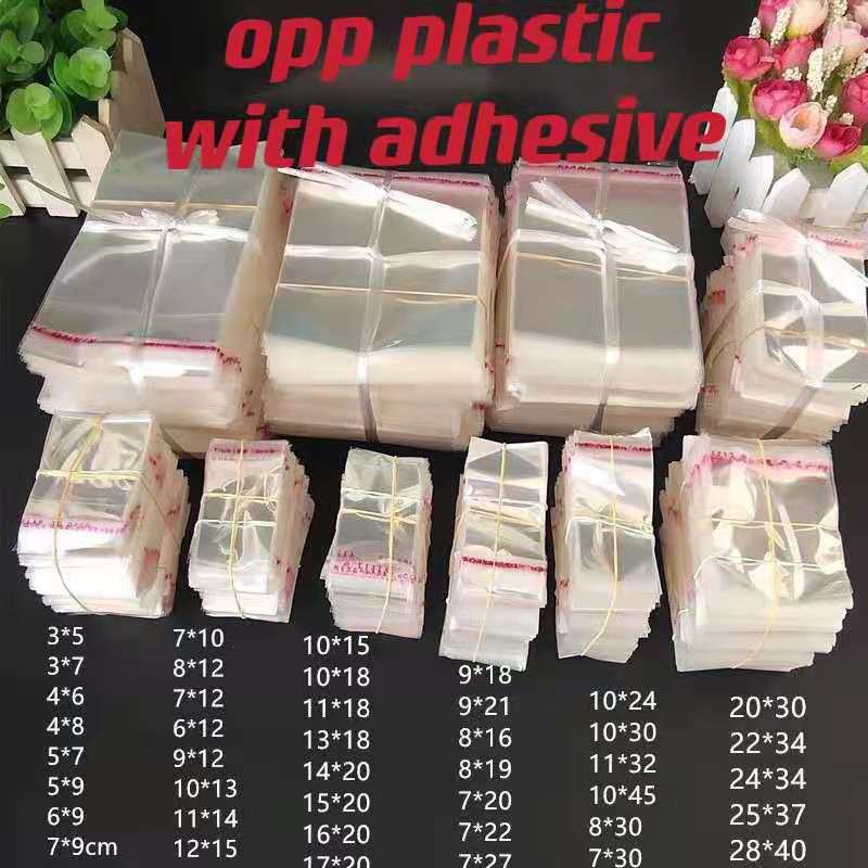 OPP Plastic (w/Adhesive) Good Quality packaging bag /hang tag W /HOLES ...