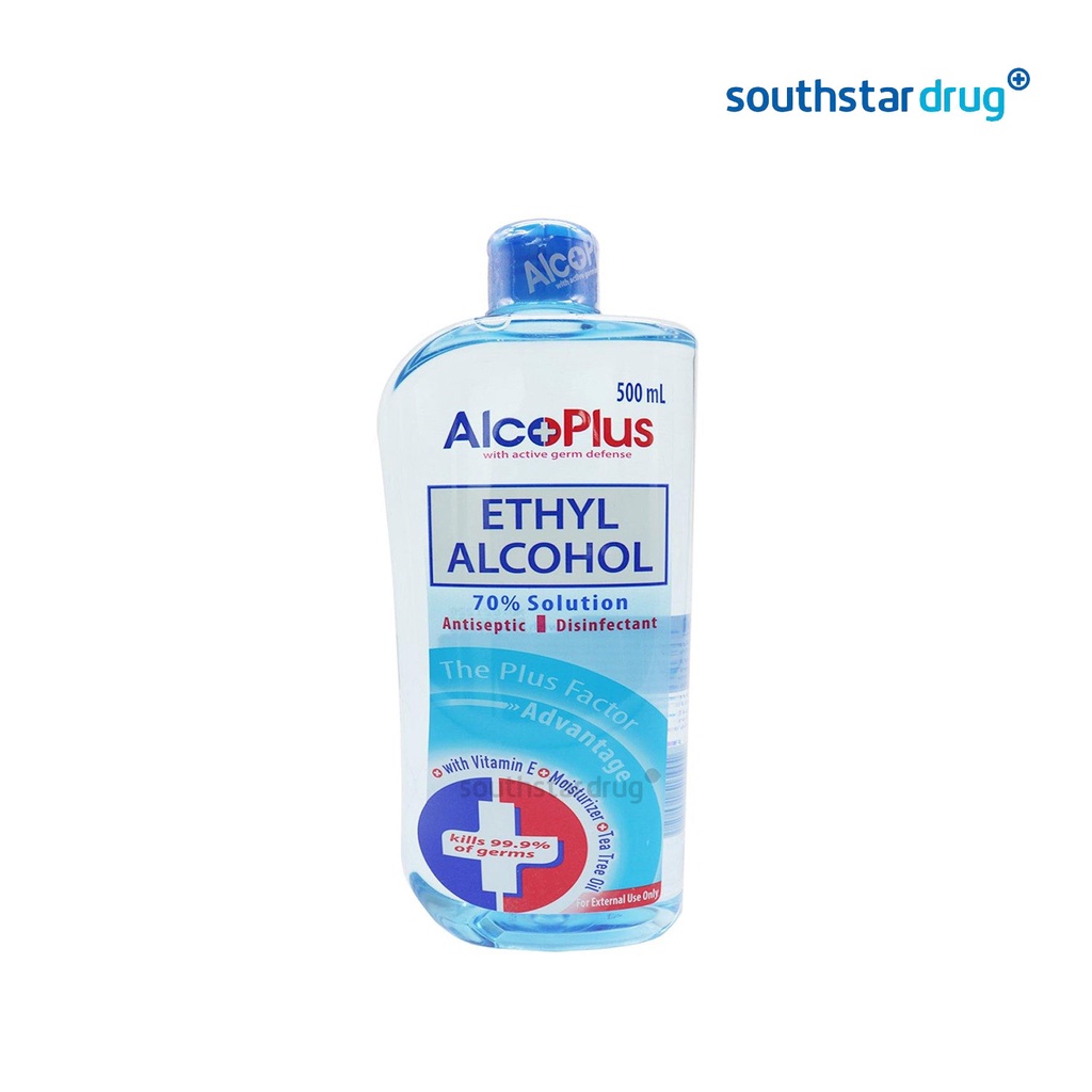 Alcoplus 70 % 500 ml Ethyl Alcohol | Shopee Philippines