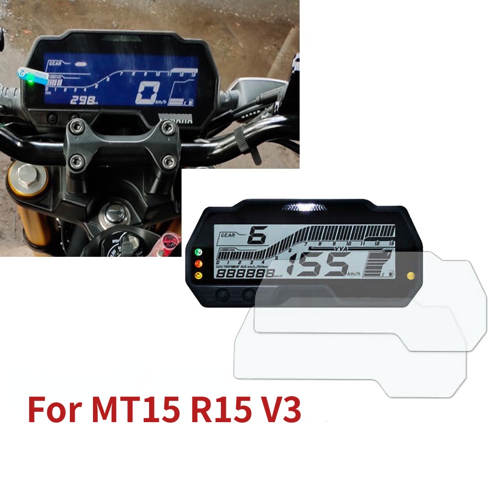 2pcs Motorcycle Gauge Protector panel film Screen Instrument Protective ...