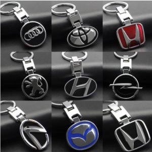 3D Different Car Brand Logo Keychain For Stylish Key Chains with Hook ...