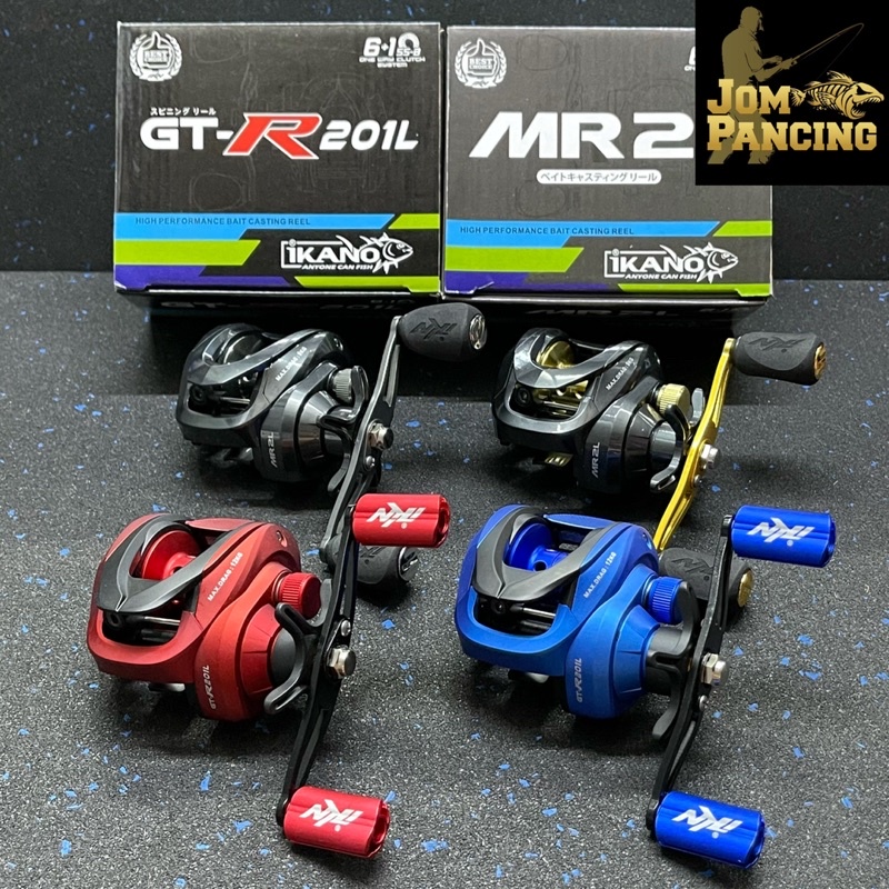 MESIN 【Jom Fishing】kano 2022 GT-R 201L BC MR-2L Casting Reel, GTR MR2L ...