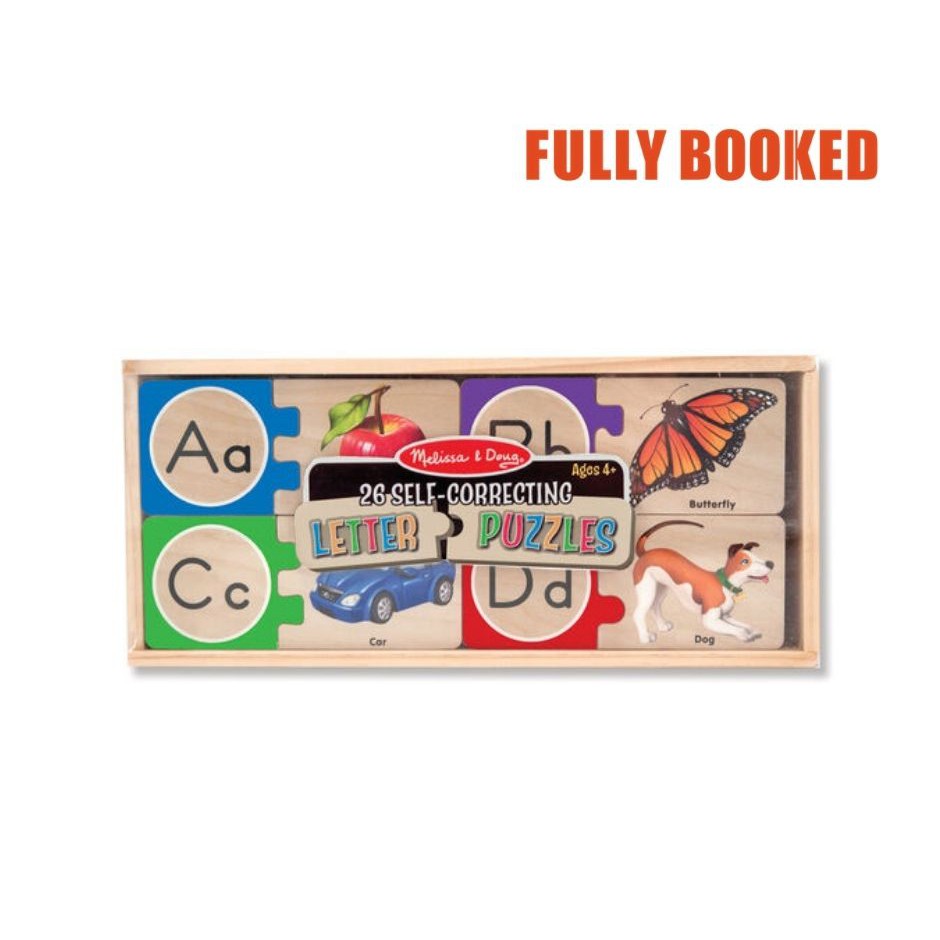 Melissa & Doug: Self-Correcting Alphabet Letter Puzzles | Shopee ...