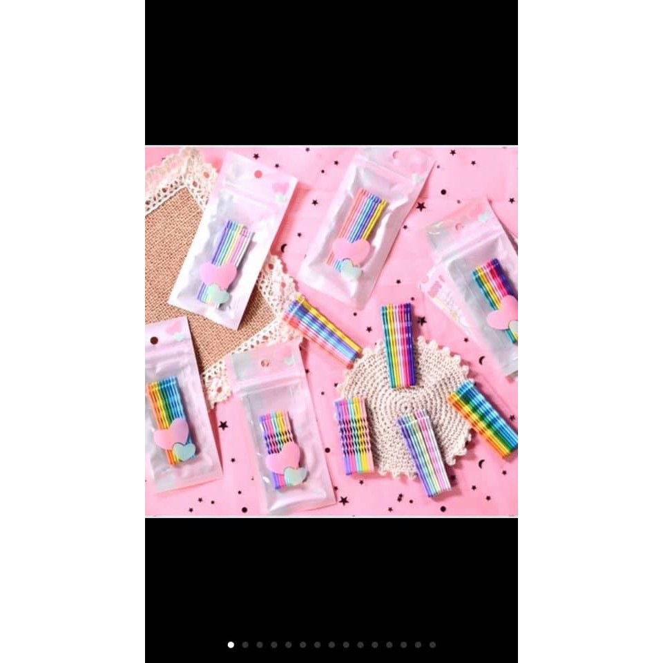 Set of 6/10 beautiful Korean style toothpick clip | Shopee Philippines