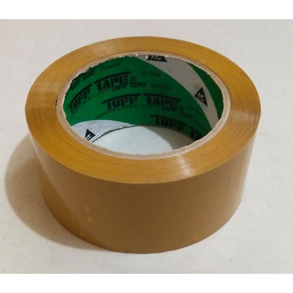TUFF Brand Packaging Tape Brown / Tan color , 2 Inches x 100 meters ...