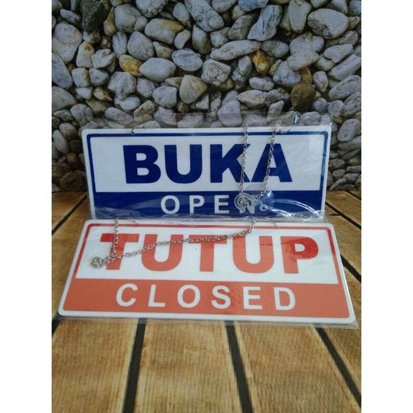 Acrylic OPEN CLOSED Sign | Shopee Philippines