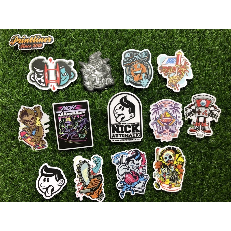 DBTK , NICK AUTOMATIC , DAILYGRIND, TEAM PAYAMAN,GNARLY AND ASSORTED Sticker pack | Shopee ...