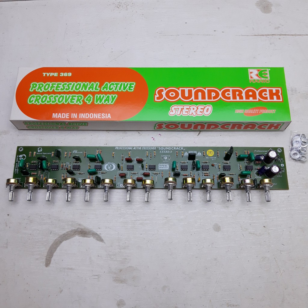 Active Crossover Stereo Kit 4 way SOUNDCRACK Type369 | Shopee Philippines