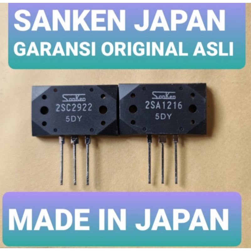 Sanken 5DY Transistor price for a pair Original TR Power Amp Final Sanken 5 DY Japan | Shopee ...