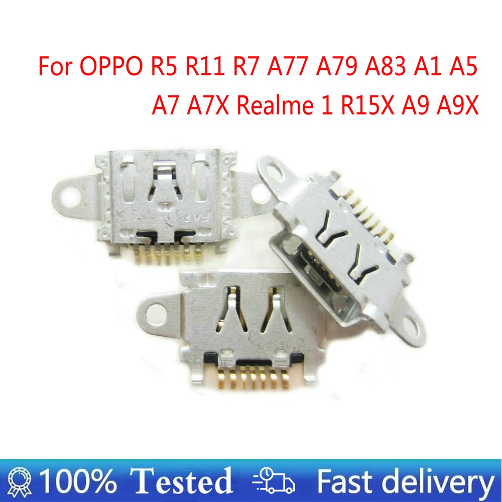 USB Charging Port Plug Dock Connector Socket For OPPO R5 R11 R7 A77 A79 A83 A1 A5 A7 A7X R15X A9 ...