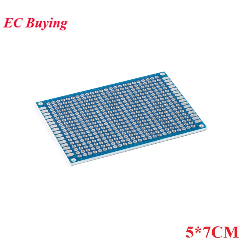 Double Sided Protoboard Breadboard Universal PCB Circuit Board Blue 2 ...