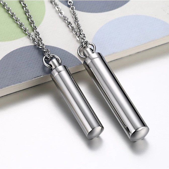Funny Openable Urn Ash Cremation Keepsake Necklace Capsule DIY | Shopee ...