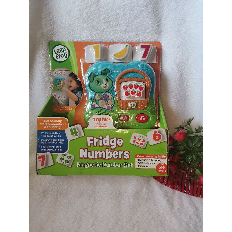 Leapfrog Fridge Numbers Magnetic Number Set Educational Toys | Shopee ...